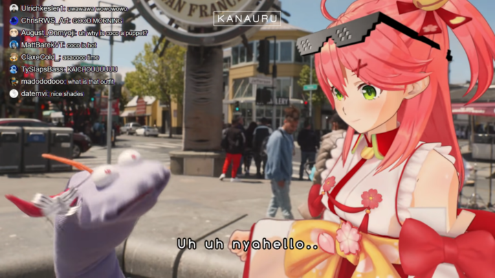 Muppet Coco Helps Tourist Miko Find Statue of Liberty in San Francisco ...