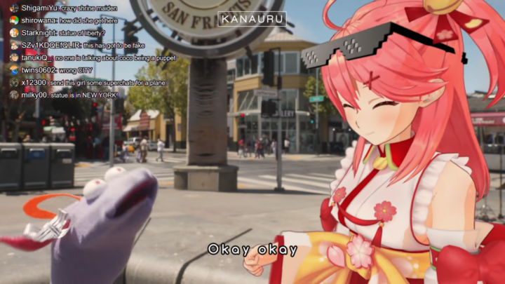 Muppet Coco Helps Tourist Miko Find Statue of Liberty in San Francisco ...