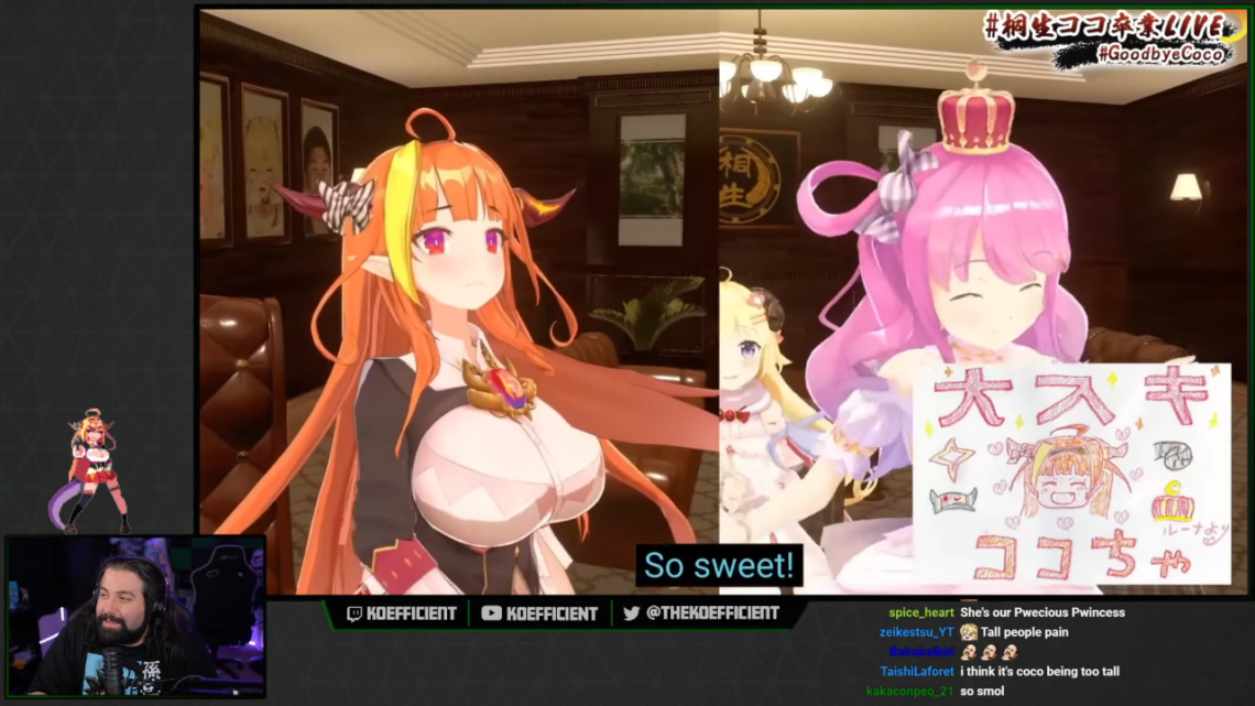 Coco Graduated From Hololive #Kiryukai Koefficient氏、涙でココ会長を送り出す。 : Hololive.news 【ホロライブニュース】