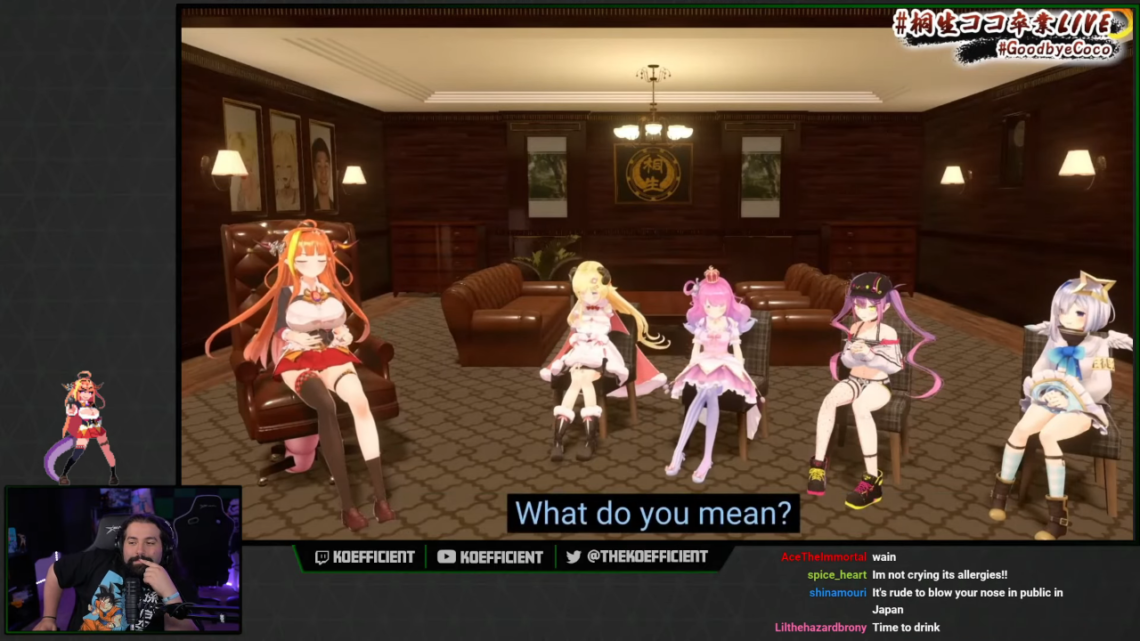 Coco Graduated From Hololive #Kiryukai Koefficient氏、涙でココ会長を送り出す。 : Hololive.news 【ホロライブニュース】