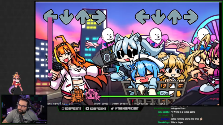 HoloFunk (Hololive Funkin) (Weeks 1~ 4) Friday Night Funkin Mod 可愛いキャラの ...