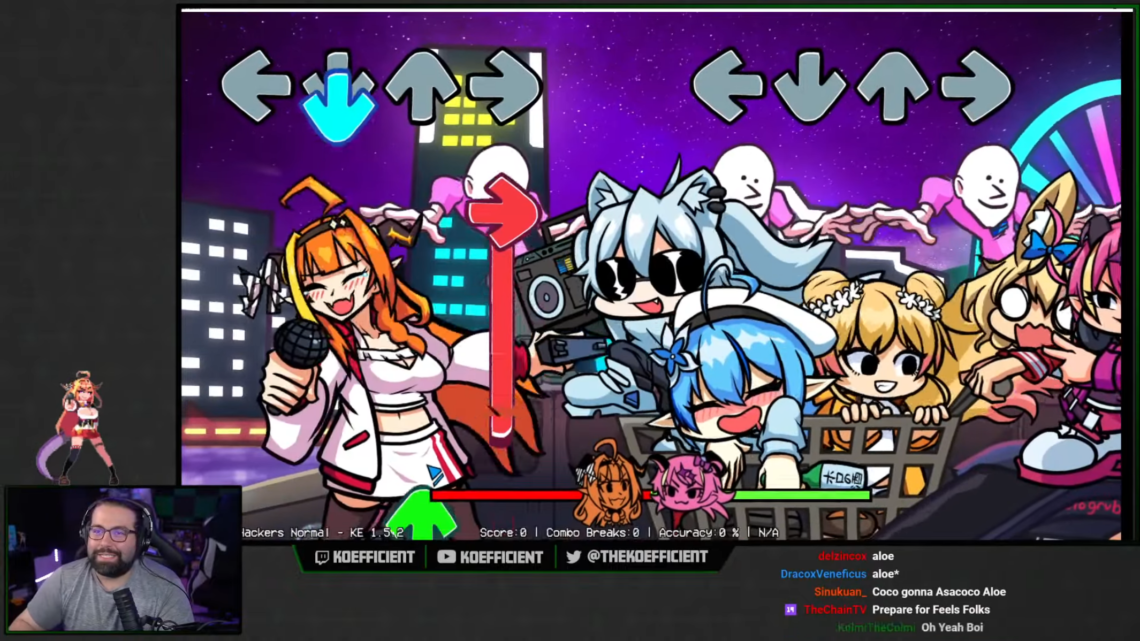 HoloFunk (Hololive Funkin) (Weeks 1~ 4) Friday Night Funkin Mod 可愛いキャラの ...