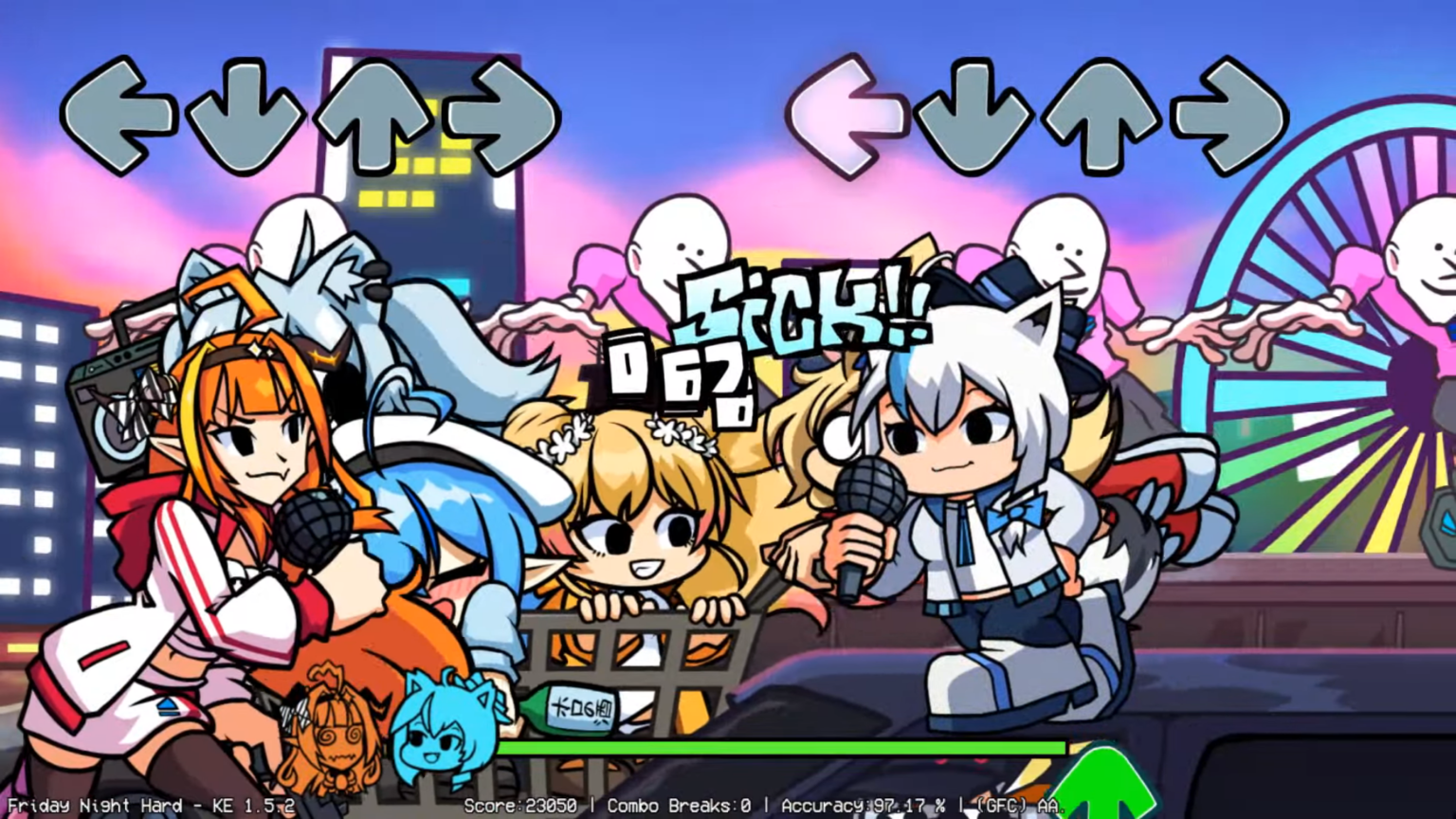 HoloFunk (Hololive Funkin) (Weeks 1~ 4) Friday Night Funkin Mod 可愛いキャラの ...