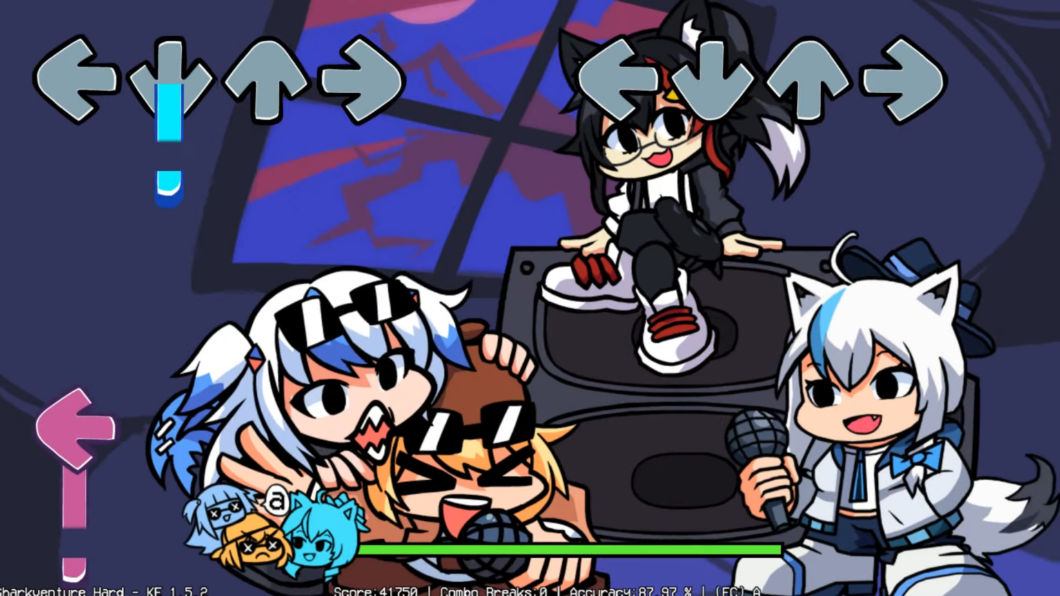 HoloFunk (Hololive Funkin) (Weeks 1~ 4) Friday Night Funkin Mod 可愛いキャラの ...