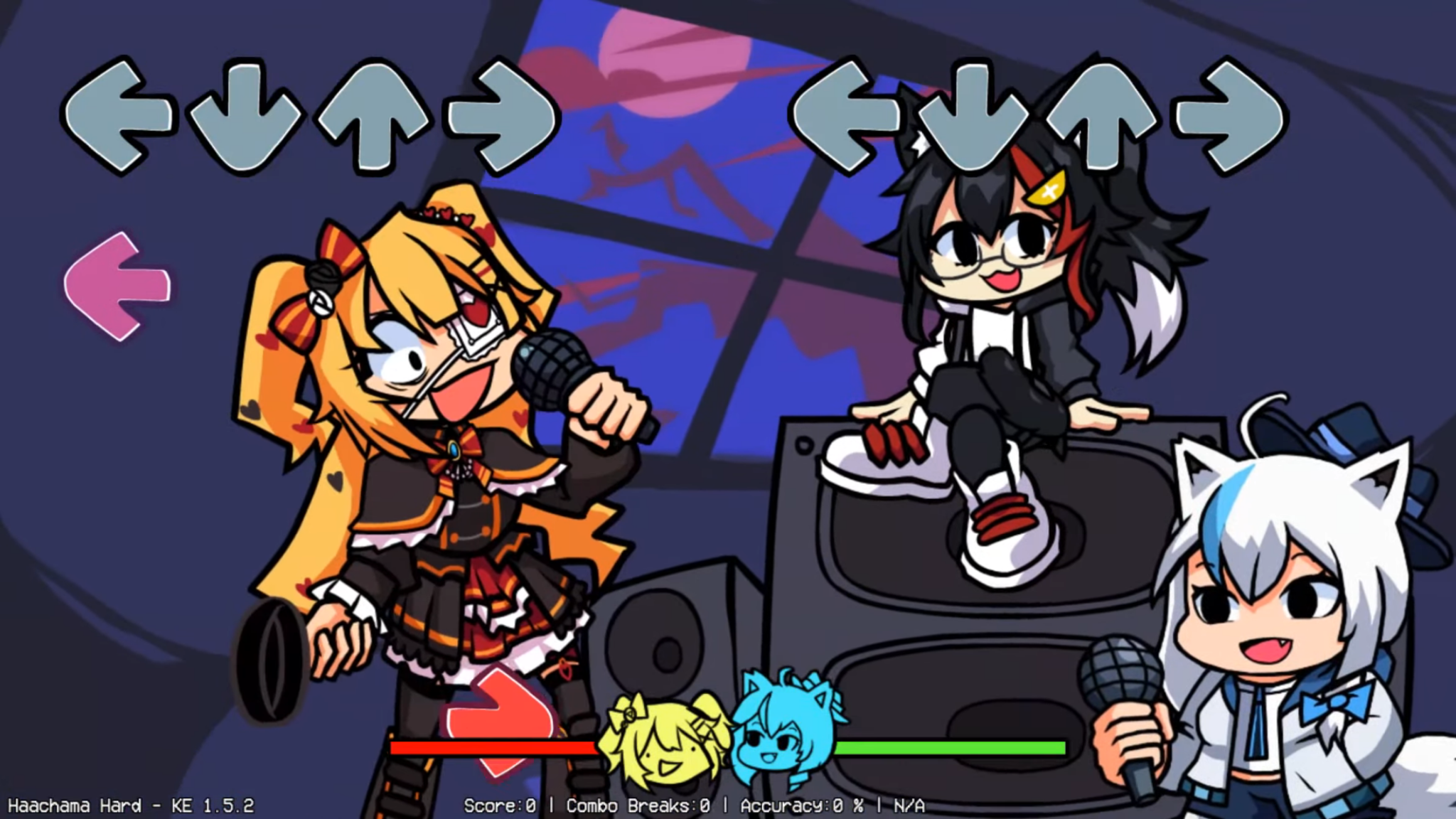 HoloFunk (Hololive Funkin) (Weeks 1~ 4) Friday Night Funkin Mod 可愛いキャラの ...